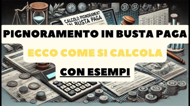 Esempio di Busta Paga con Pignoramento: Guida Completa e Normative ...