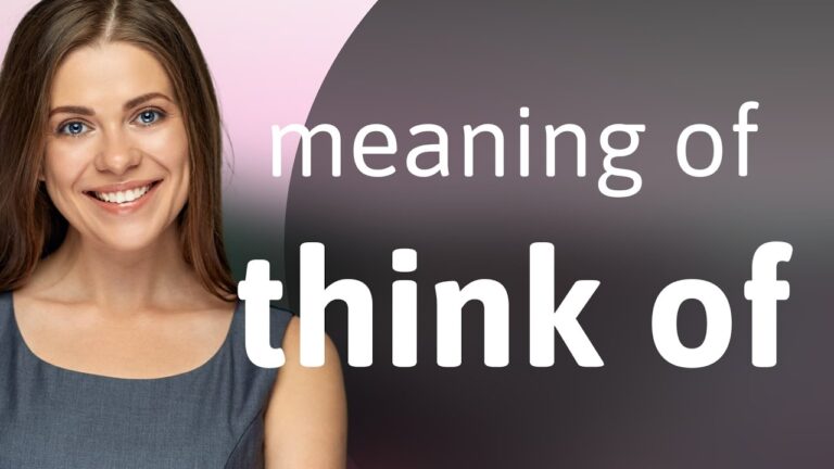 Think Significato: Scopri il Vero Significato di "Think" e le sue Varie ...