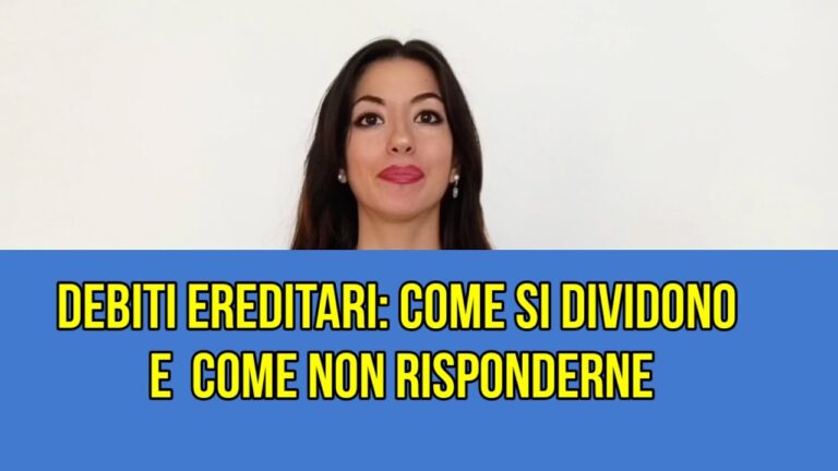 Debiti Ereditari Pro Quota: Guida Completa e Consigli Pratici ...