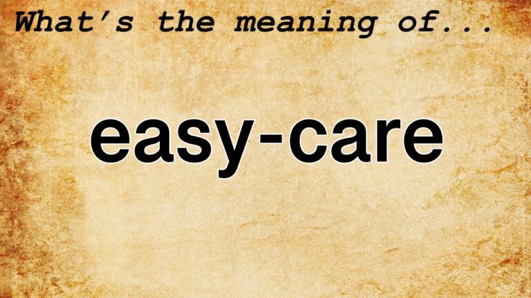 Easy Care: Significato e Vantaggi del Concetto di Cura Facile ...